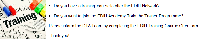 EDIH Network eLearning platform